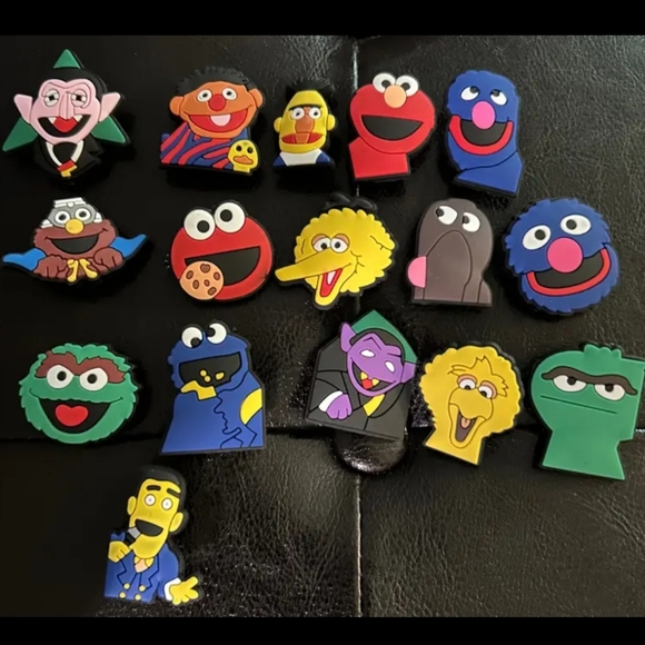 Accessories | Sesame Street Croc Charms Jibits | Poshmark